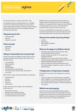 Insight - Resources - Fact sheet: Understanding MDMA